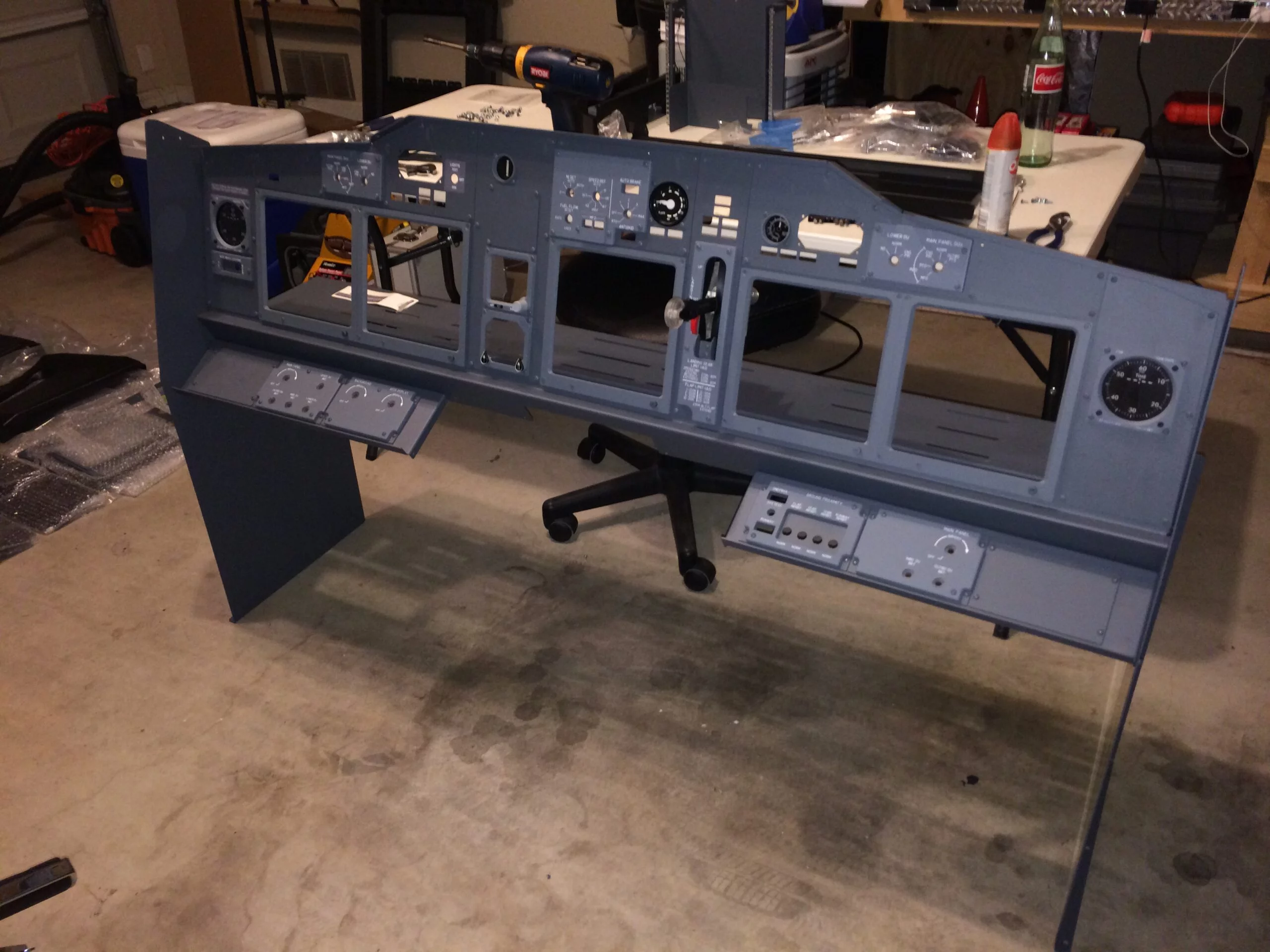 Main Instrument Panel (MIP) - SimObsession - Home Built Boeing 737-800 ...