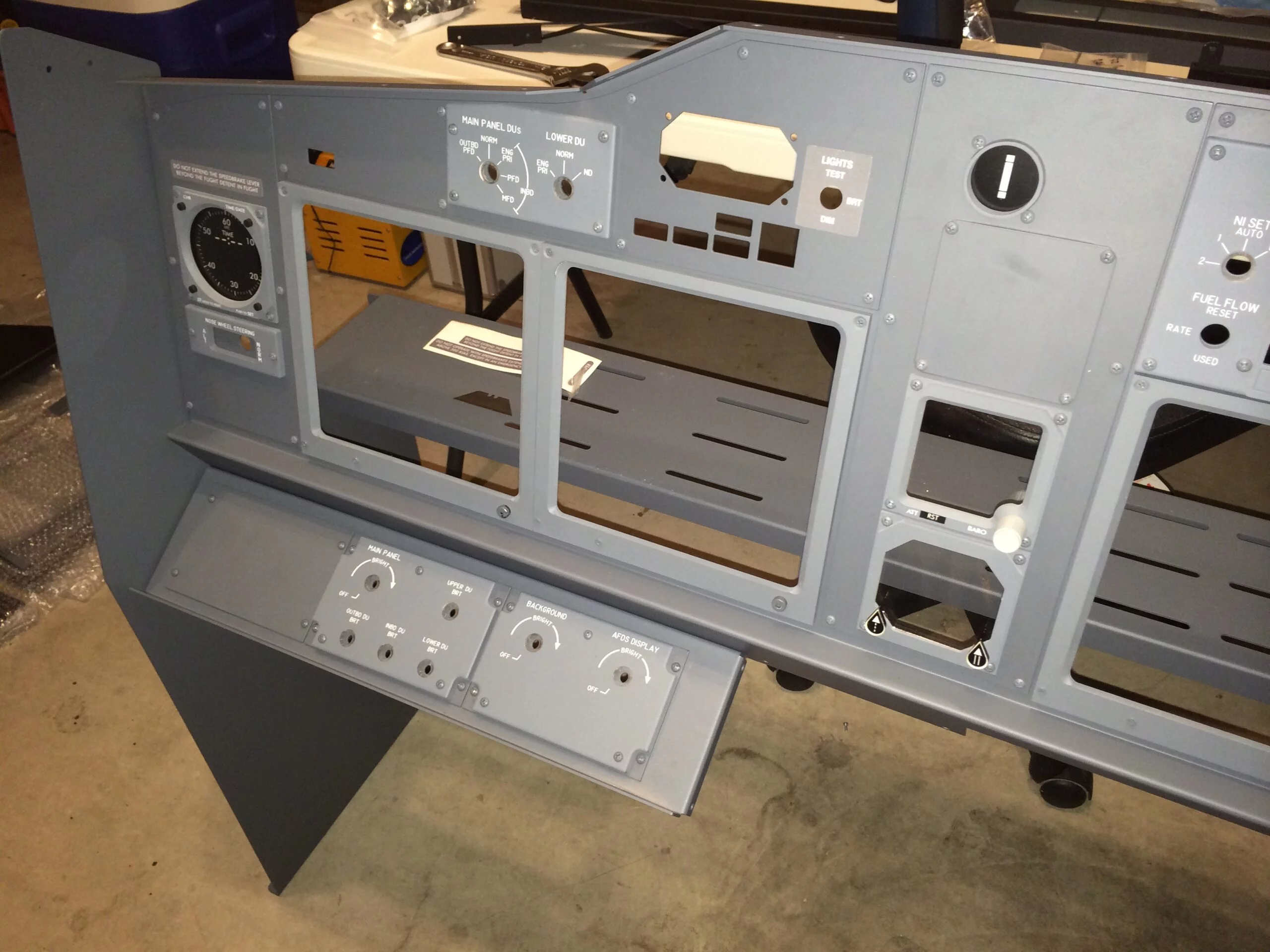 Main Instrument Panel (MIP) - SimObsession - Home Built Boeing 737-800 ...