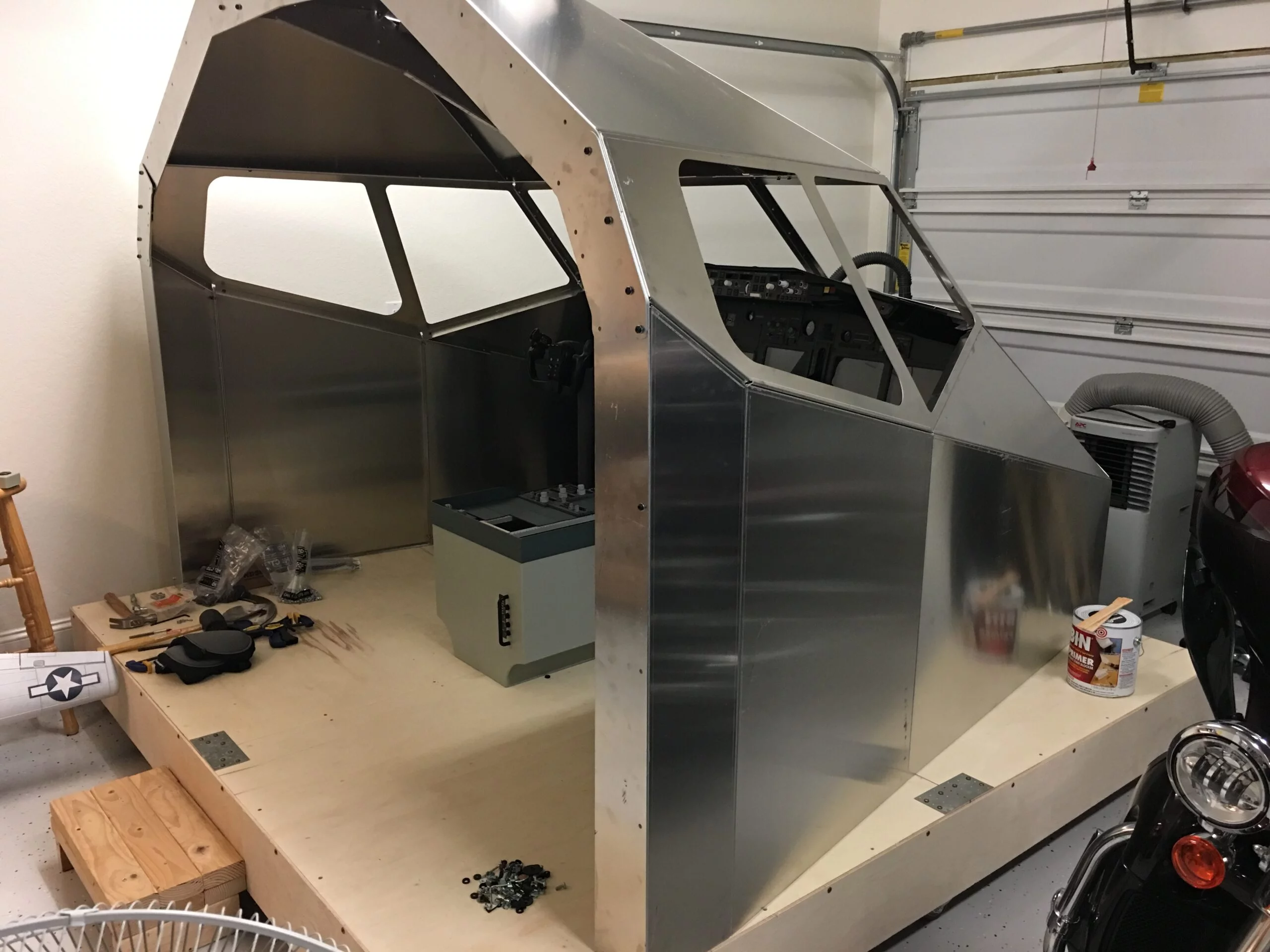 Home Cockpit Base and Shell - SimObsession - Home Built Boeing 737-800 ...