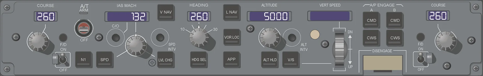 MCP Visual Locator - SimObsession - Home Built Boeing 737-800 Flight ...