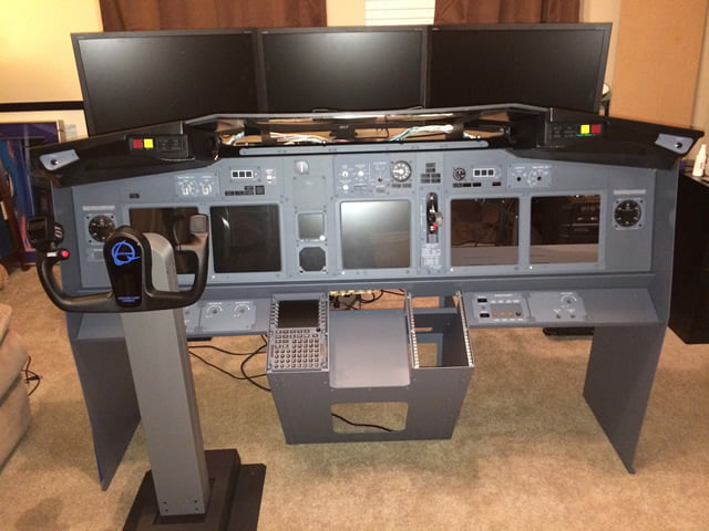 About Me - SimObsession - Home Built Boeing 737-800 Flight Simulator